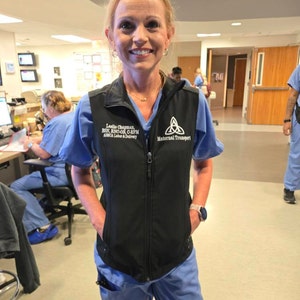 Nephrology Nurse Jacket Dialysis Nurse Jacket Hemodialysis RN Zip ...