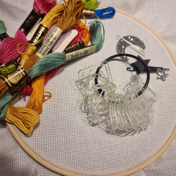 SPECIAL EDITION Acrylic Thread Drops | Floss Drops | Organiser Drop for ...