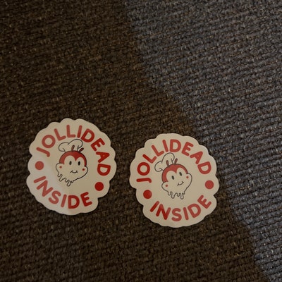 Jolli-dead Inside Sticker Jollibee, Filipino Art, Hydroflask Sticker - Etsy