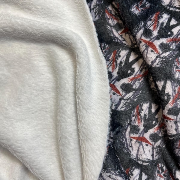 Halloween Fabric, Horror Mask, Cotton Fabric, Scary Fabric, Witch ...