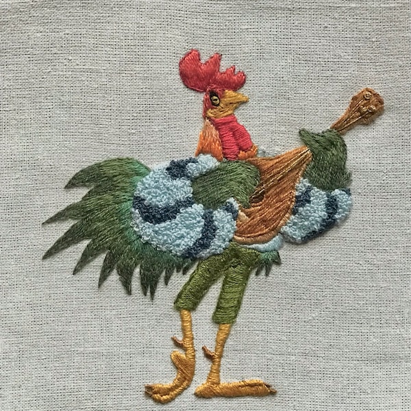 Alan-a-dale Embroidery Pattern. PDF Download. 6" Pattern. - Etsy