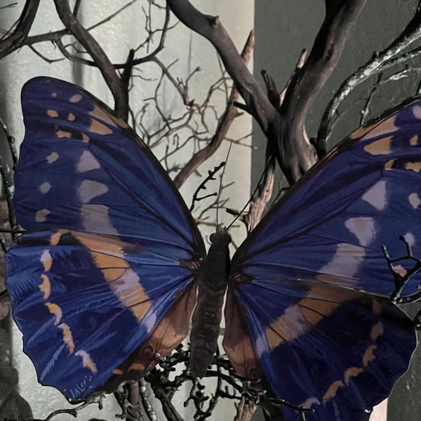 Realistic Paper Butterflies, Double-sided, Butterfly Paper-cut Craft ...