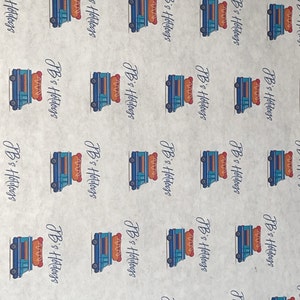 Logo Butcher Paper Thick Tissue Paper Branded Butcher Paper - Etsy