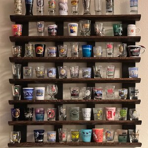 Pint Beer Glass24 Display Natural/black Oak - Etsy