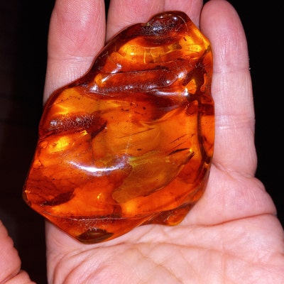 Large Amber Stone, Collectors Specimen, Amber Stone for Display ...
