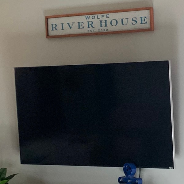 Personalized River House Wood Sign - Handmade Custom Wooden Decor - Etsy