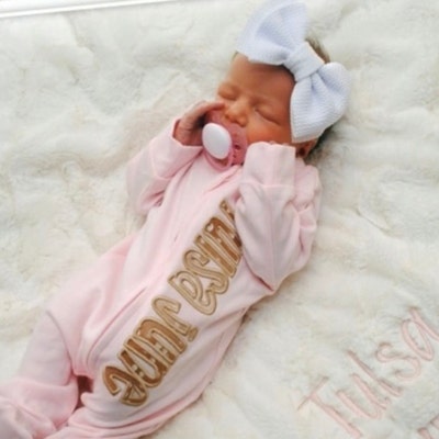 Western Cowboy Footed Sleeper for Boy Personalized Boho - Etsy