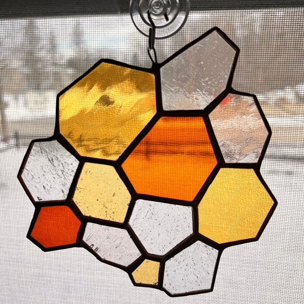 Pattern Seascape ocean Stained Glass Pattern - Etsy