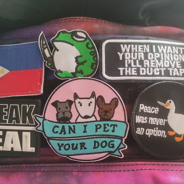 Popular Patches - Funny, Sayings, Embroidered Sew on / Iron on Biker ...