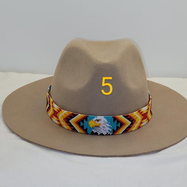 Turquoise Tranquility Hat Band Pattern - Hat Band Native Bead Loom ...