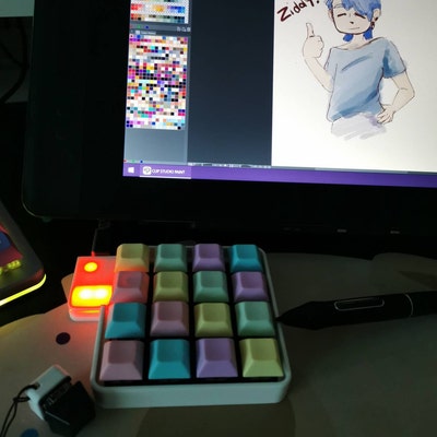 ZMK 16 Hotswap Mechanical Macropad qmk/vial Easily Programmable Keys ...