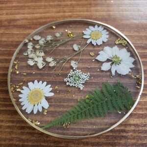 Resin Coasters Dried Flower Coasters Pressed Flowers | Etsy