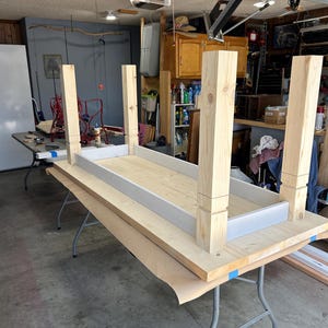 Tapered Mission Dining Table Legs rustic Pine - Etsy