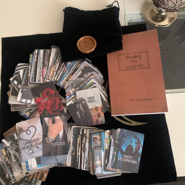 Whispers of the Unsolved - True Crime Oracle Deck (180 Cards) - Etsy