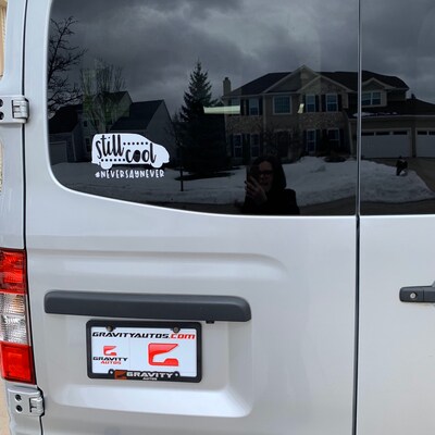 Minivan Decal Still Cool Cool Van Sticker Bumper Sticker - Etsy