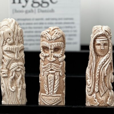 Hel of the Underworld Statue Pocket Sized Hela Norse Gods Idol Totem ...