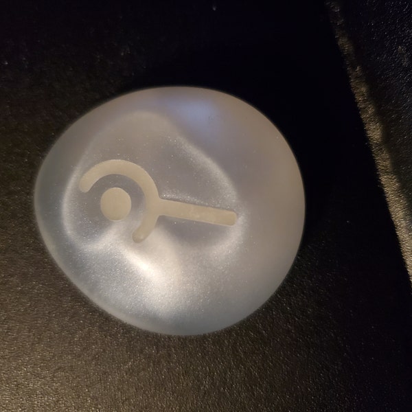 Clear White Mage FFXIV Glow in the Dark Soul Crystal/whm Job Stone ...