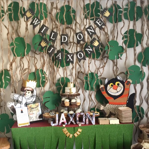 A Wild One Banner, Wild One Cardstock Banner, Wild One Sign, Wild One ...