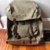 Italian Army Backpack Rucksack Vintage Manbag Italian Alpini Mountain ...