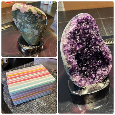 3.9 Smile Crystal Ball Open Mouth-shaped Amethyst Crystal - Etsy