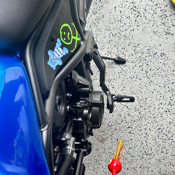 Stick Figure Flipping off Vinyl Decal - Etsy