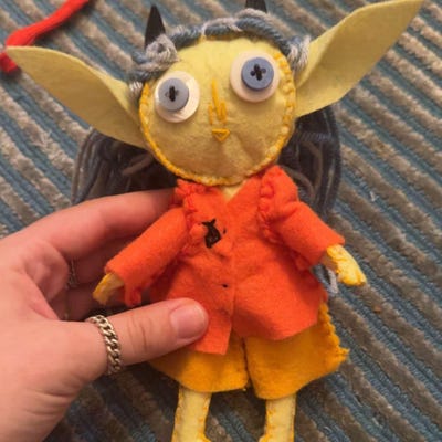 Felt Doll Sewing Pattern Pdf With Instructions and Tutorial, Diy Craft ...