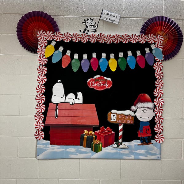 Charlie Brown Christmas Bulletin Board Kit: Charlie Brown Snoopy ...