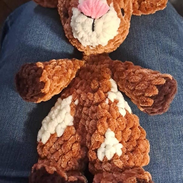 Crochet Baby Goat Lovey Pattern – Greta, No-sew Amigurumi (PDF Pattern ...