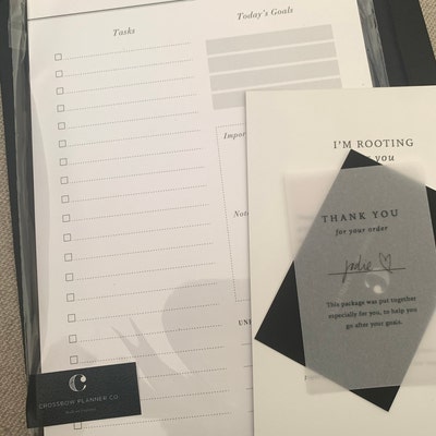 To Do List Notepad / Daily Planner Desk Pad / A5 Desk Planner, Work to ...