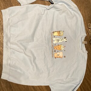 SO WILL I T-shirt Front & Back Wave Print 100% Cotton Garment Dyed ...