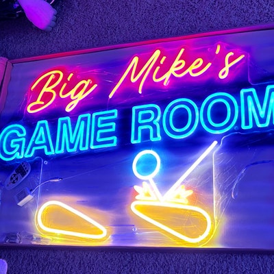 Custom Neon Sign Neon Sign Personalised Gifts Wedding Signs Name Signs ...