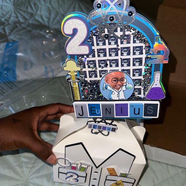 Scientist Party Lunch Box, Science Lab Coat Treat Box - Etsy