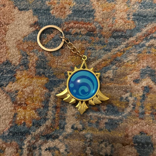 Genshin Impact Fontaine Character Acrylic Keychain-neuvillette Lynette ...