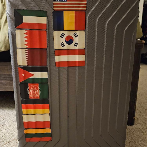 Personalizable Travel Stickers Pack, Vintage-style Travel Gift, Decals ...