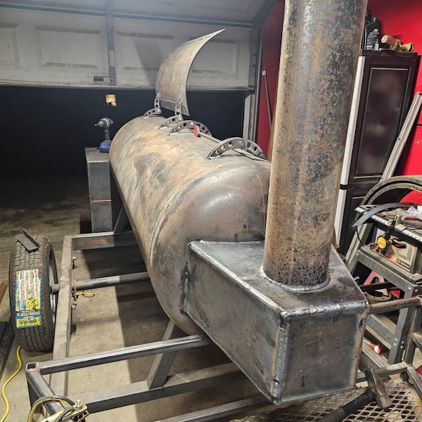 Custom Made Smoker Hinge - U.S.A Made Smoker Hinge - BBQ Smoker Hinges ...