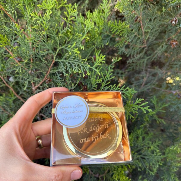 Wedding Keepsakes for Guests, Mini Hand Mirror Souvenirs for Guests ...
