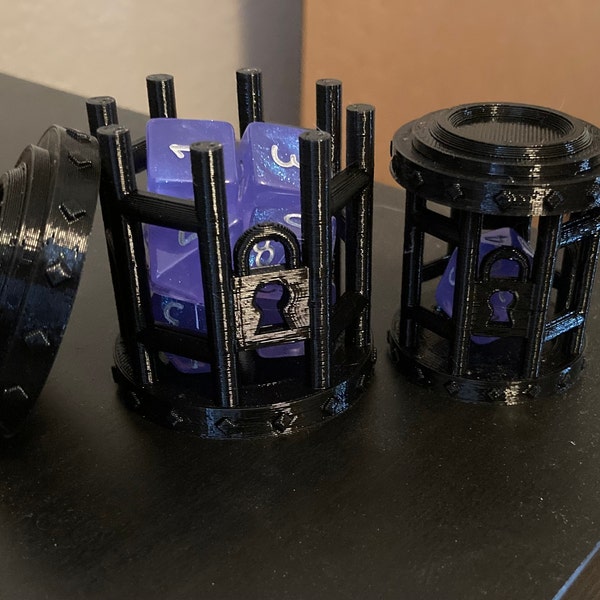 Dice Jail Prison for Misbehaving Dice - Round - 3 Sizes: 2 to 12 Dice ...