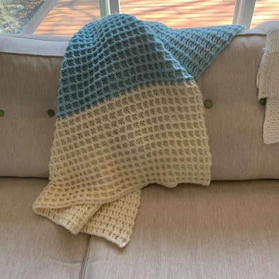 Double Crochet Blanket Pattern Easy DC Afghan Pattern PDF - Etsy