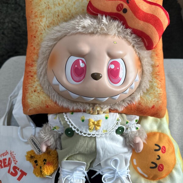 PLAYPERDOLL Labubu Macaron,zzoton,bao-ao Pizza Hat,pizza Doll Clothes ...