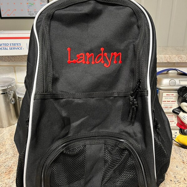 Personalized Soccer Backpack, Equipment Bag, Soccer Ball Bag, Sports ...