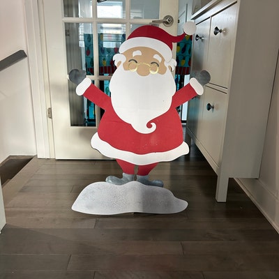 Santa Claus, Cutting File, Template, Layered, Paper Craft, Papercraft ...