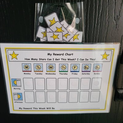 Stars Behaviour Reward Chart for SEN/ Visual Learners/autism/adhd/add ...