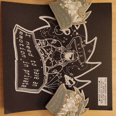 Mermaid Triad V2 Hard Enamel Pin - Etsy