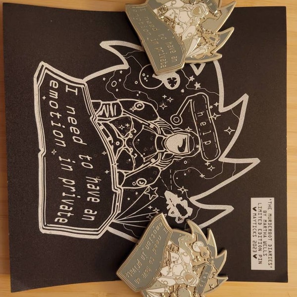 Murderbot [officially Licensed] Pin - Etsy