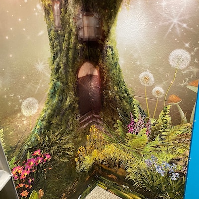 Magic Forest Wall Mural / Fairy Wall Mural / Enchanting Woodland ...