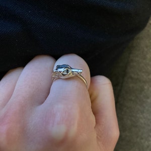 Hare Ring With Sapphire - Etsy