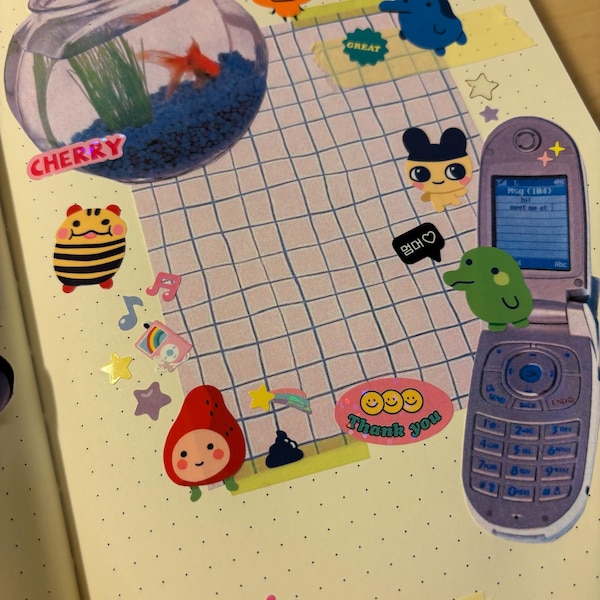 Tiger Reusable Sticker Book / A5 6x8 Reusable Sticker Collection Book ...