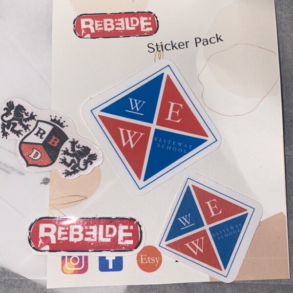 Rebelde (RBD) Elite Way School Inspired Sticker - Etsy