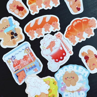 Winter Wonderland Sticker Sheet Cute but Cold Bear Stickers for ...