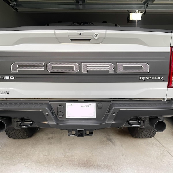 Tufskinz | F-150 Tailgate Emblem Overlays - Fits 2021-2026 F-150 Raptor ...
